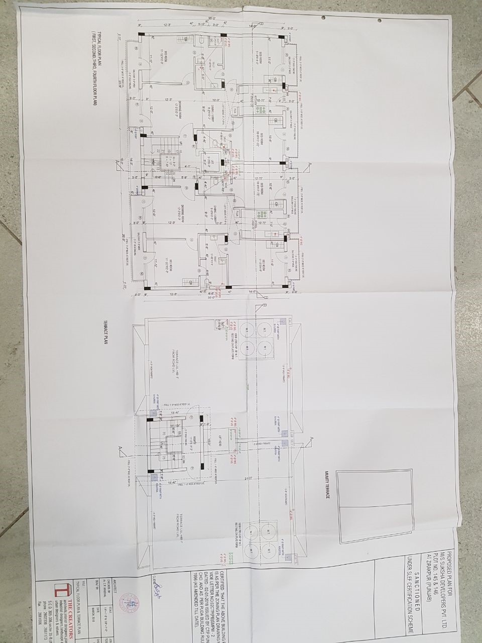 Sanctioned Building Plan