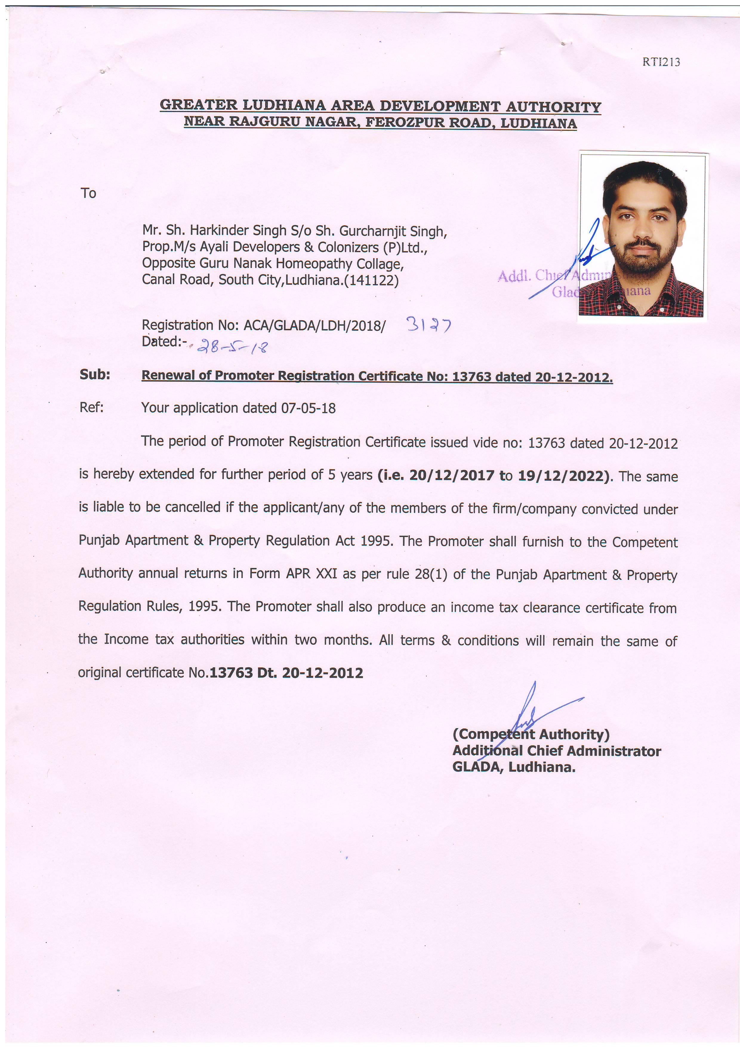 Copy of Registration as Promoter