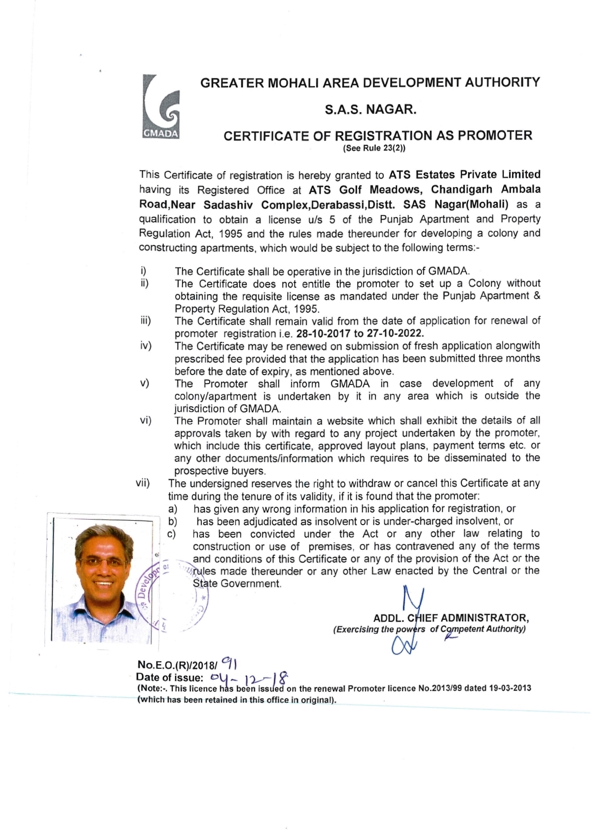 Copy of Registration as Promoter